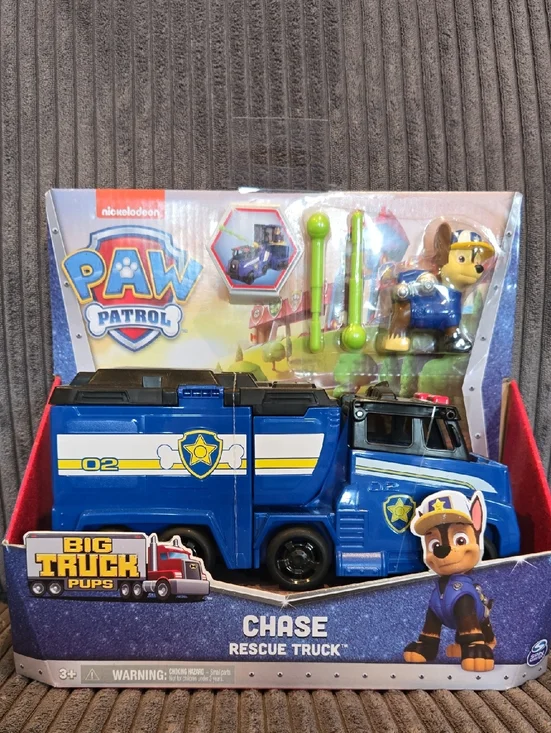 Paw Patrol | Toys | Paw Patrol Chase Blue Rescue Truck Playset With ...